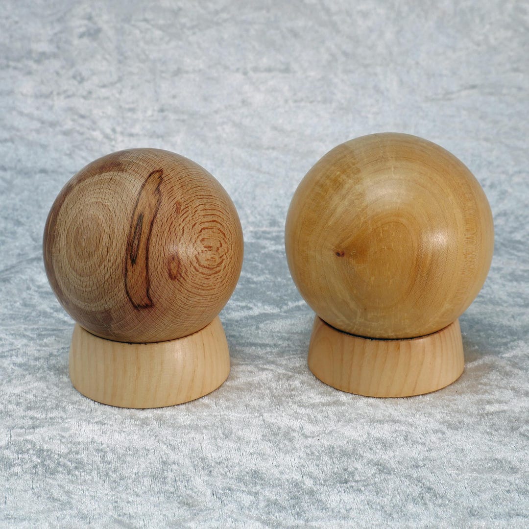 Handy Wooden Ball Made of Beech and Birch on Maple - Etsy