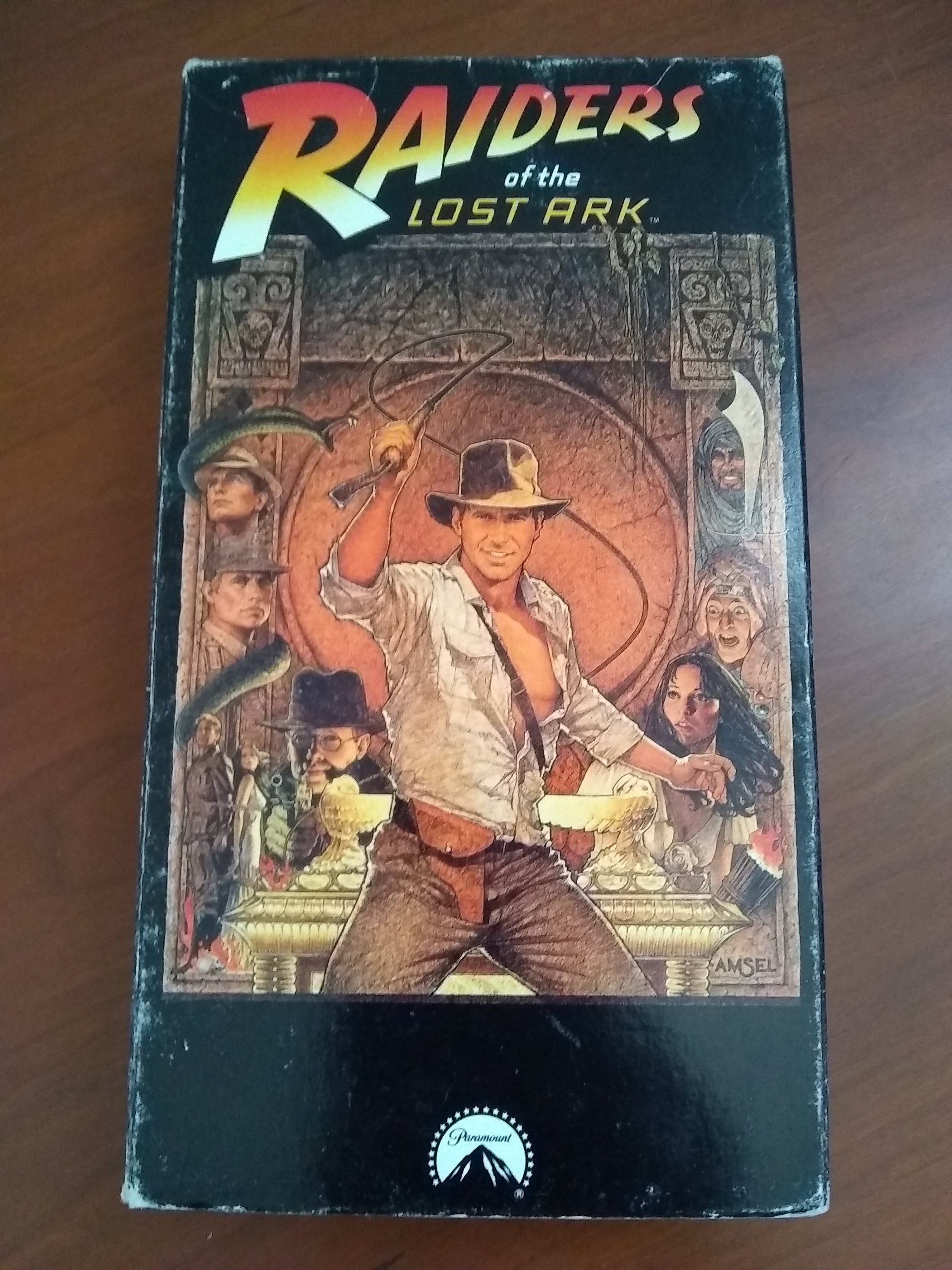 Raiders of the Lost Ark VHS Tape (1981) - Vintage 80s Action Movie ...