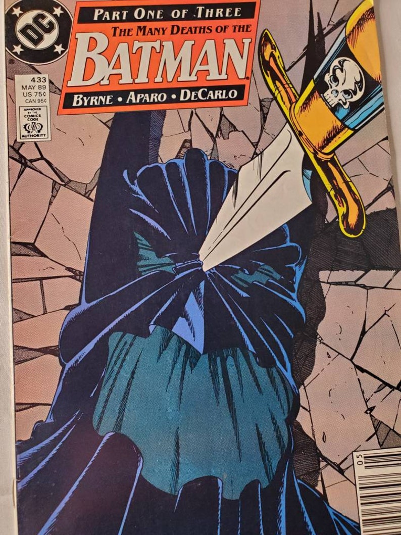 The Many Deaths of the Batman 1989 Part One of Three 433 may89 Great ...