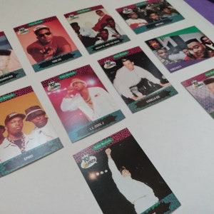 10 Yo! MTV Raps Proset Music Trading Cards - Released in 1991, Vanilla ...