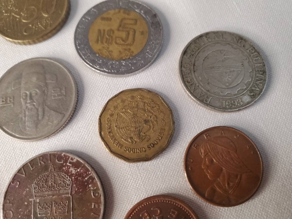 Old World Coin Collection Various Shapes, Sizes, Years & Countries ...