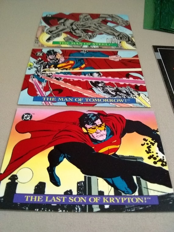 DC Comics Skybox Superman Card Bundle Bloodlines the Man of | Etsy