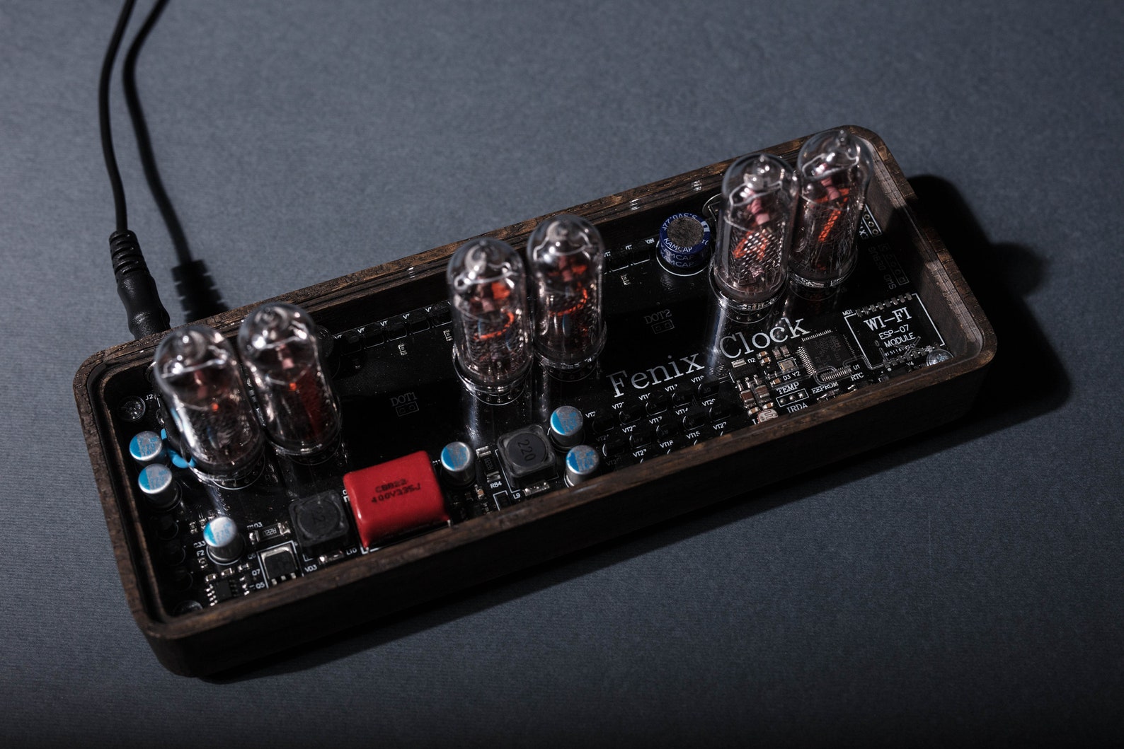 Clock on Vacuum Tubes Indicators IN-14 Tubes Clock With 6 - Etsy