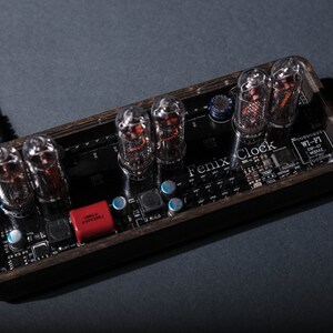 Clock on Vacuum Tubes Indicators IN-14 Tubes Clock With 6 Tubes ...