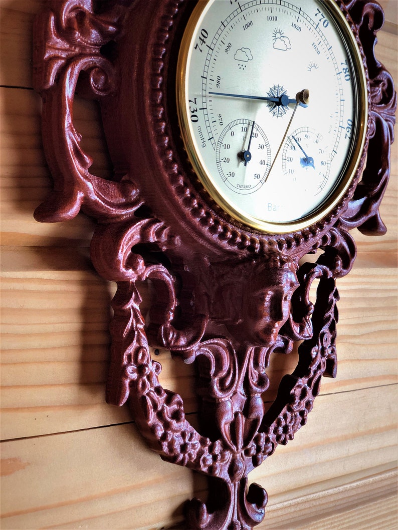 Vintage Weather Instrument Barometer Temperature Humidity - Etsy