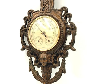 Vintage Springfield Barometer Weather Station Thermometer and Humidity ...