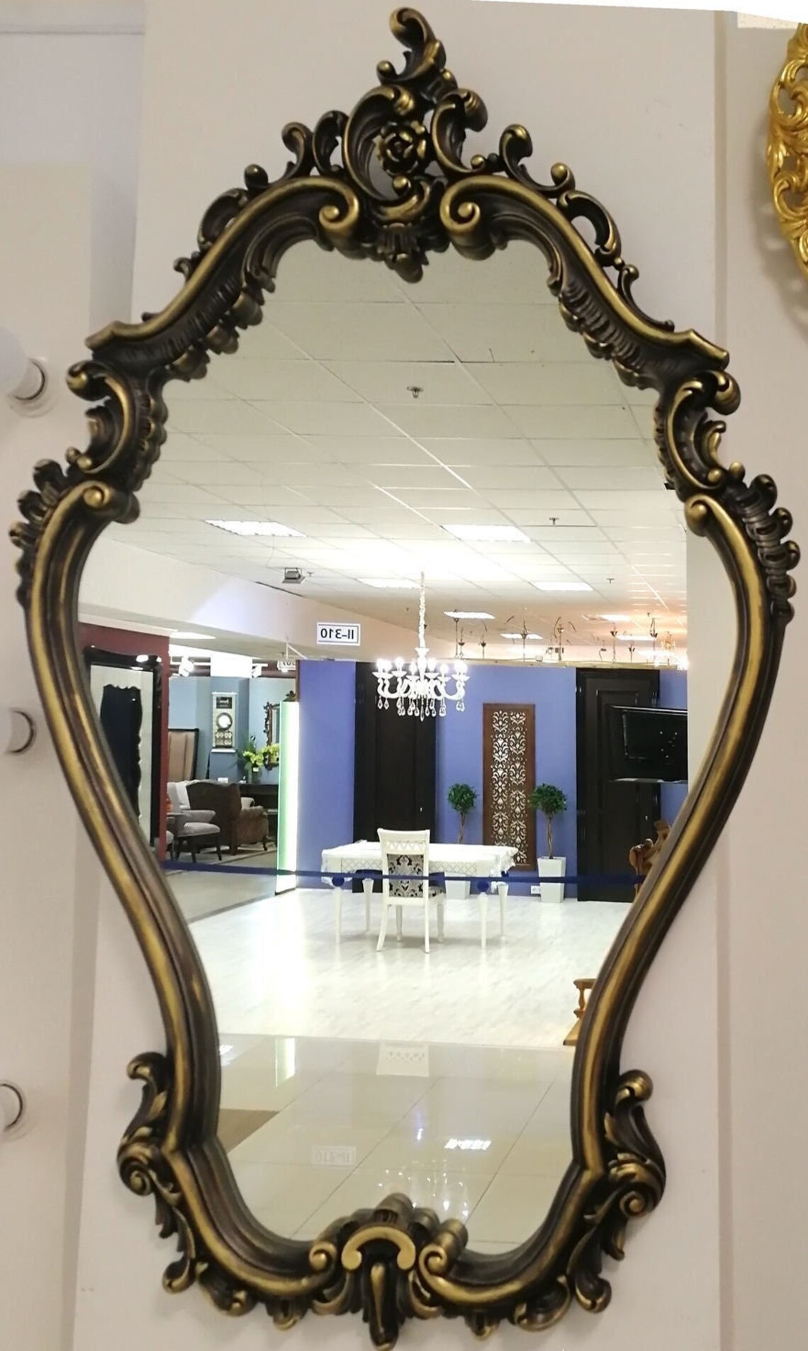 Ornate Antique Gold Wall Mirror Wall Mirror Large Wall - Etsy