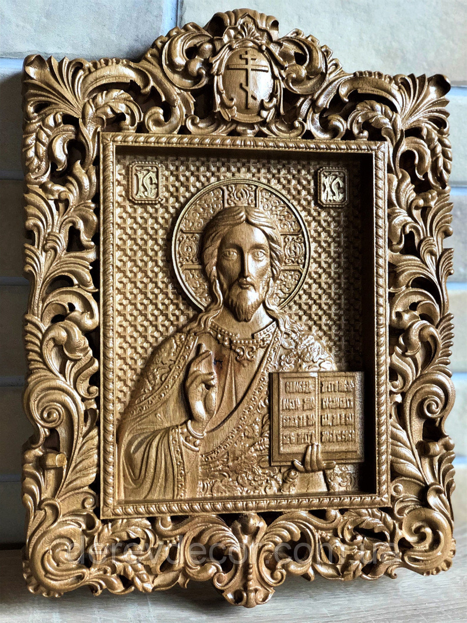 Handmade Russian Orthodox Icon the Icon of God the Jesus - Etsy