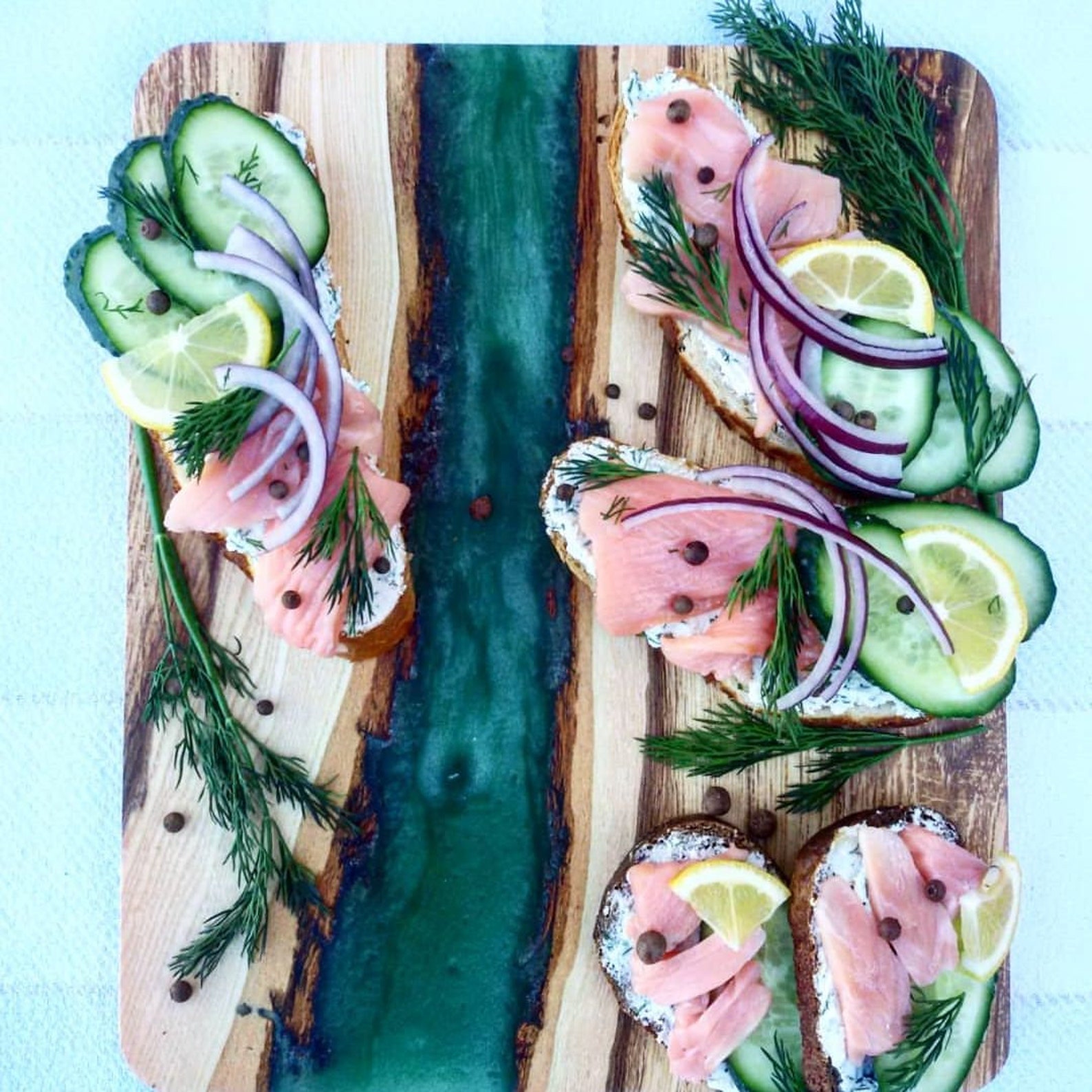 Resin Board Handcrafted River Board Epoxy Resin Wooden - Etsy