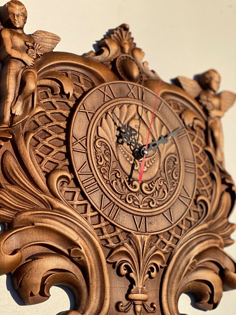 Heavenly Timekeeping: Introducing the Exquisite Wooden Angel Clock ...