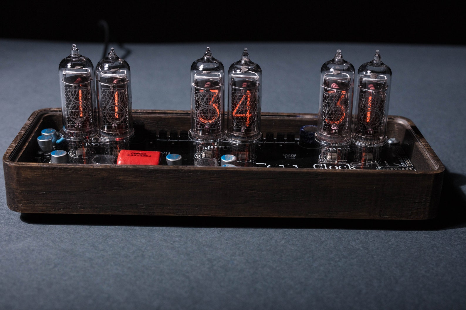 Clock on Vacuum Tubes Indicators IN-14 Tubes Clock With 6 - Etsy
