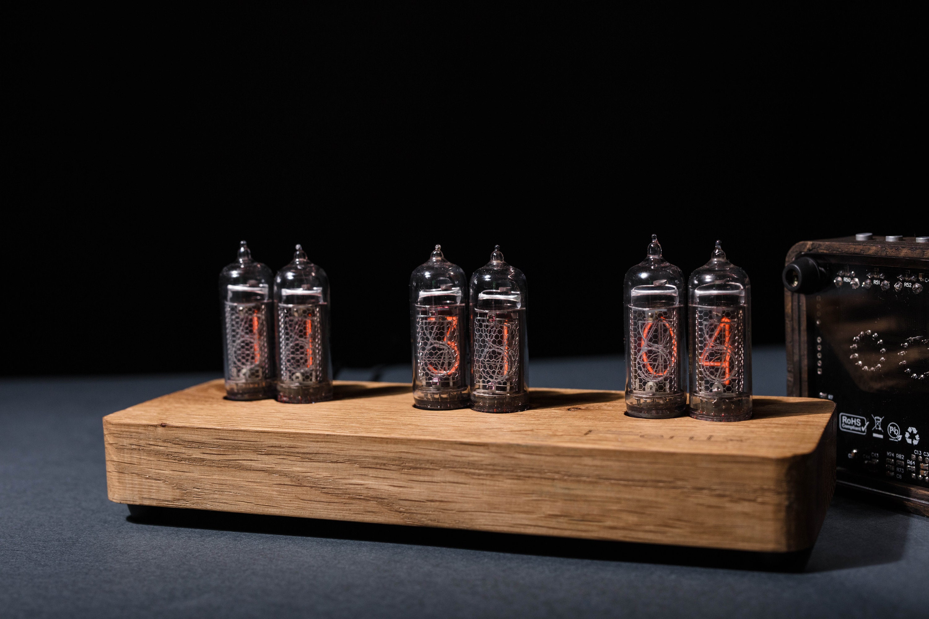 Clock on Vacuum Tubes Indicators IN-14 Tubes Clock With 6 | Etsy