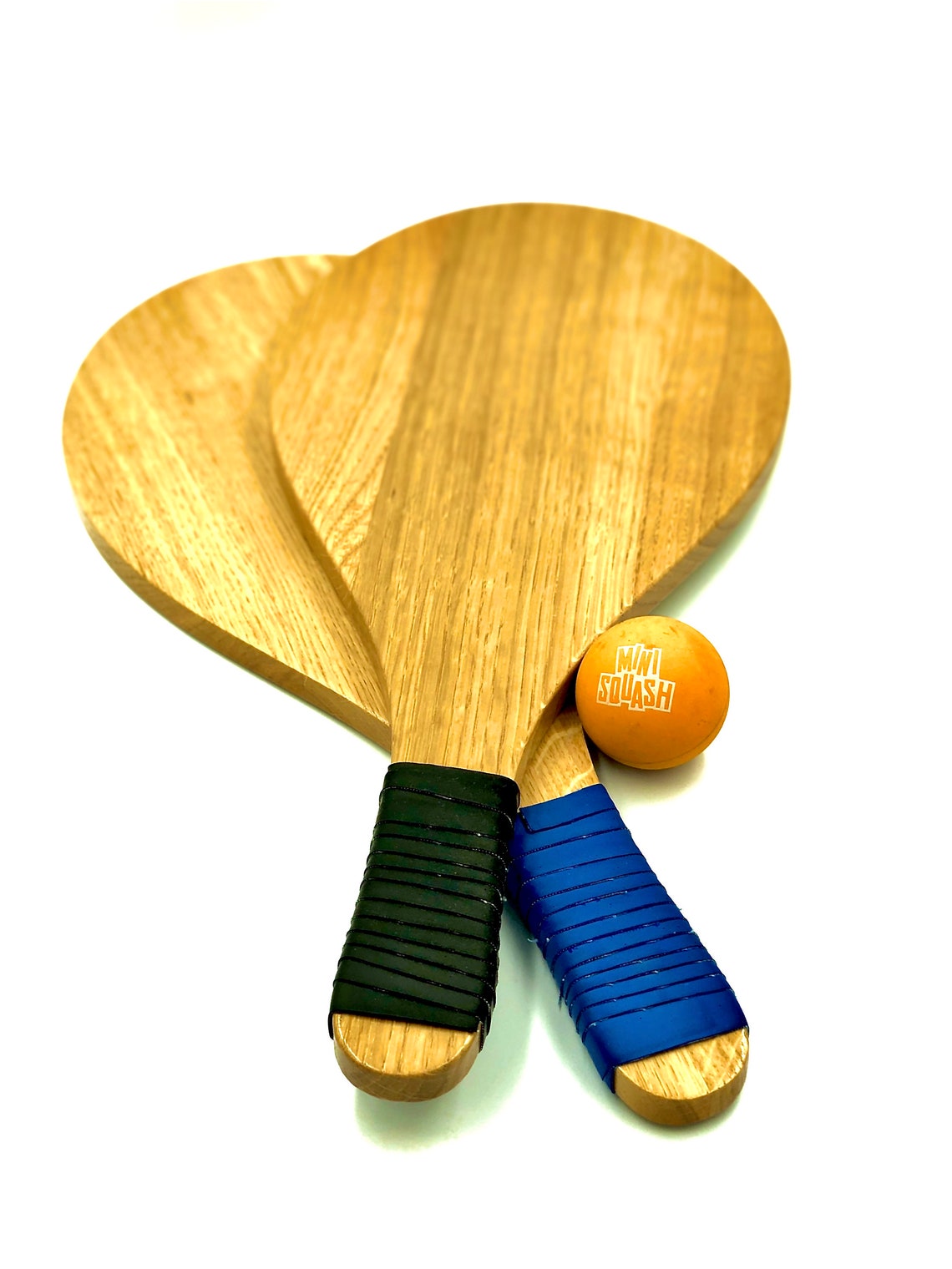 Set for Beach Tennis Wood Rackets Frescobol Paddles and 2 - Etsy