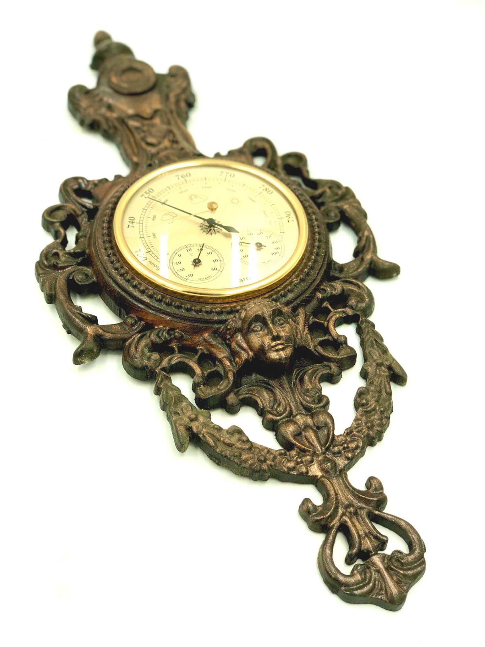 Heritage Atmospheres Vintage Weather Station Barometer - A Timeless ...
