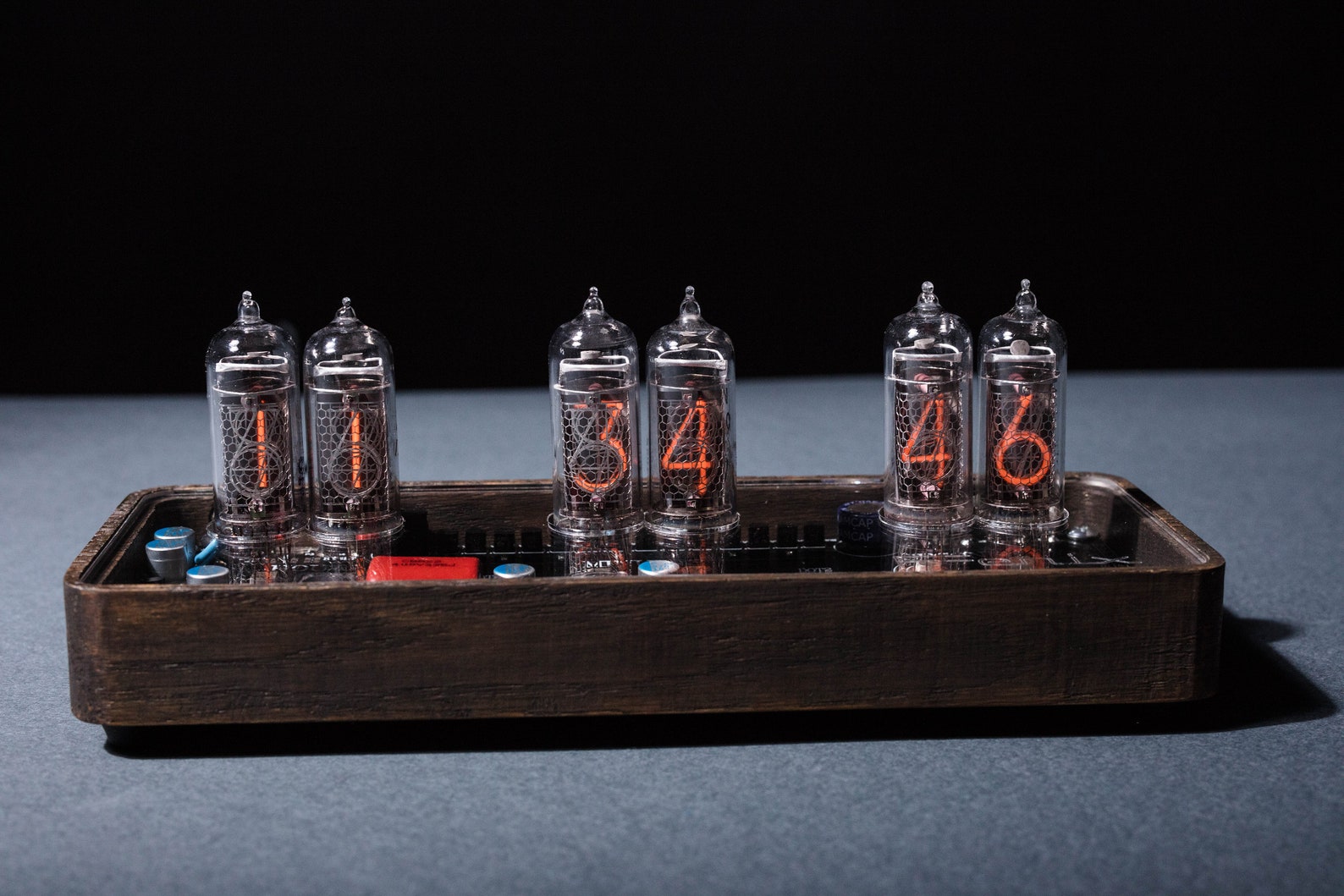 Clock on Vacuum Tubes Indicators IN-14 Tubes Clock With 6 - Etsy