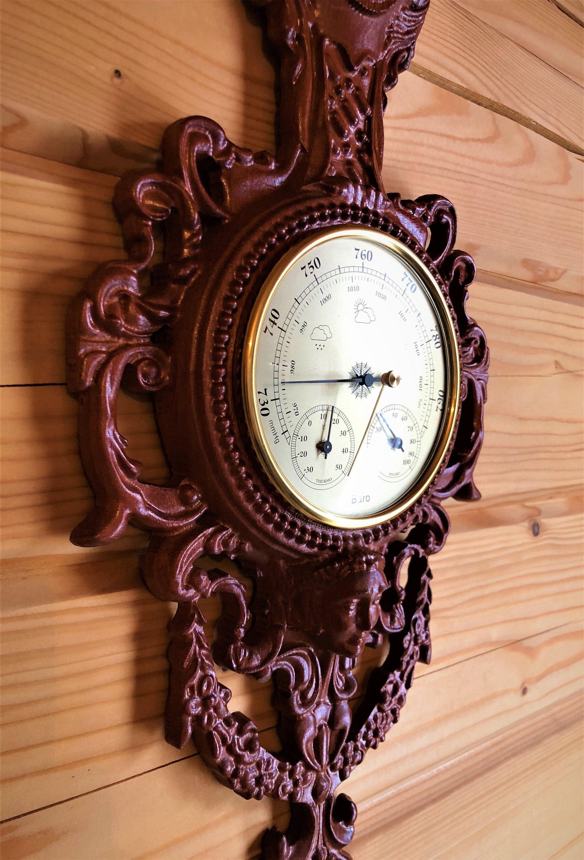 Vintage Weather Instrument Barometer Accurate and Stylish - Etsy