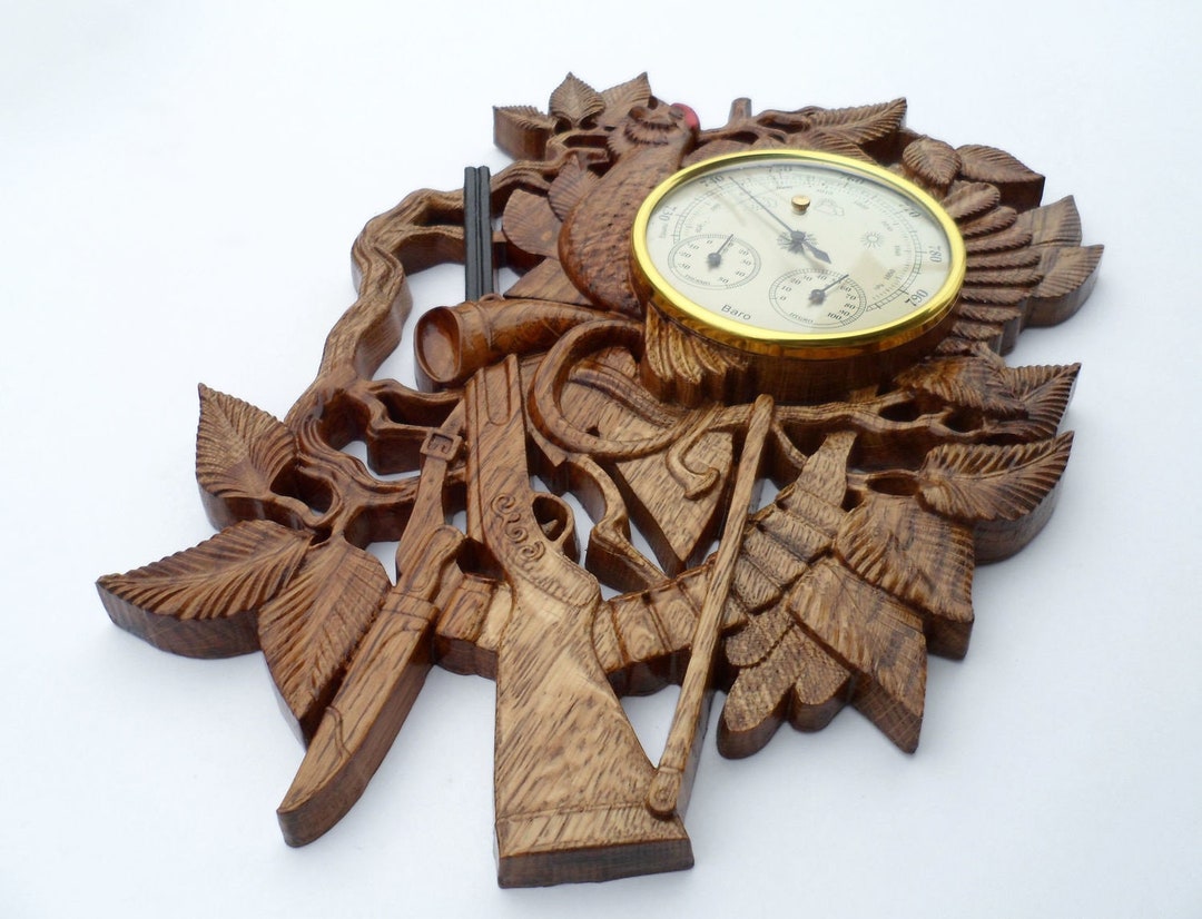 Vintage Weather Instrument Barometer Temperature Humidity - Etsy