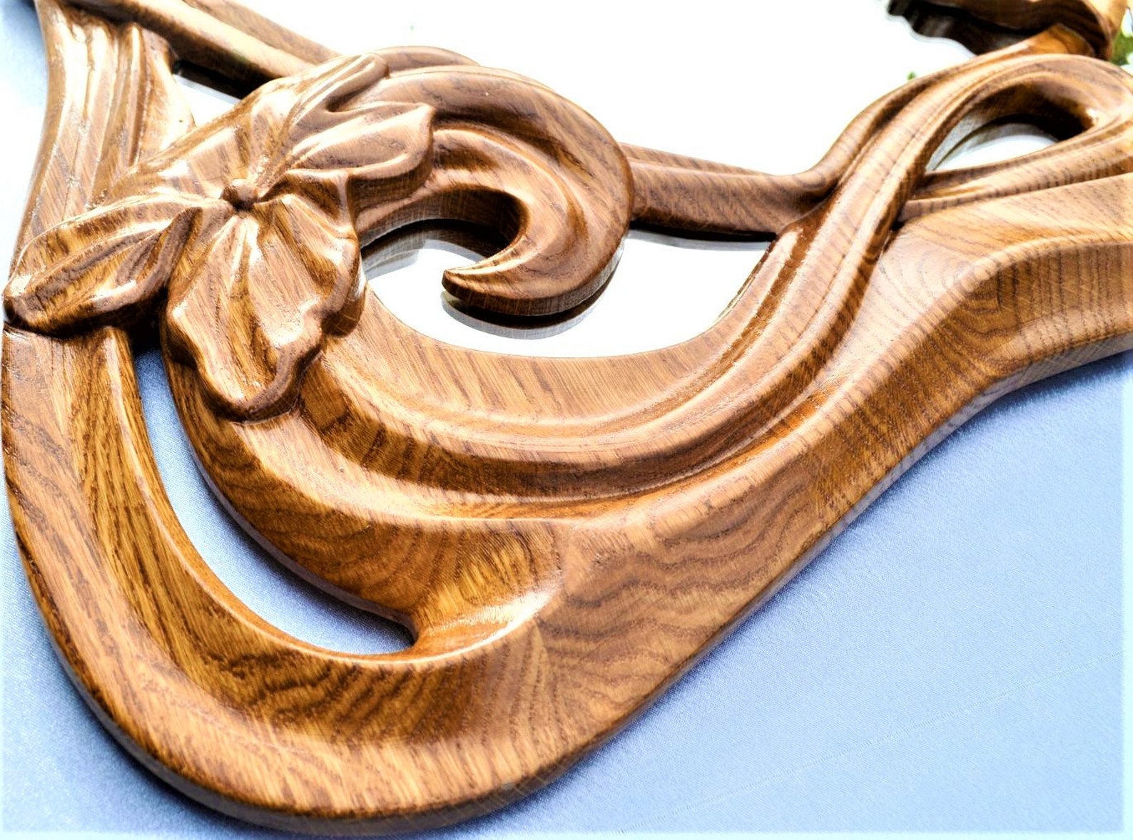 Carved Wall Mirror Wood Wall Mirror 36 Inches - Etsy