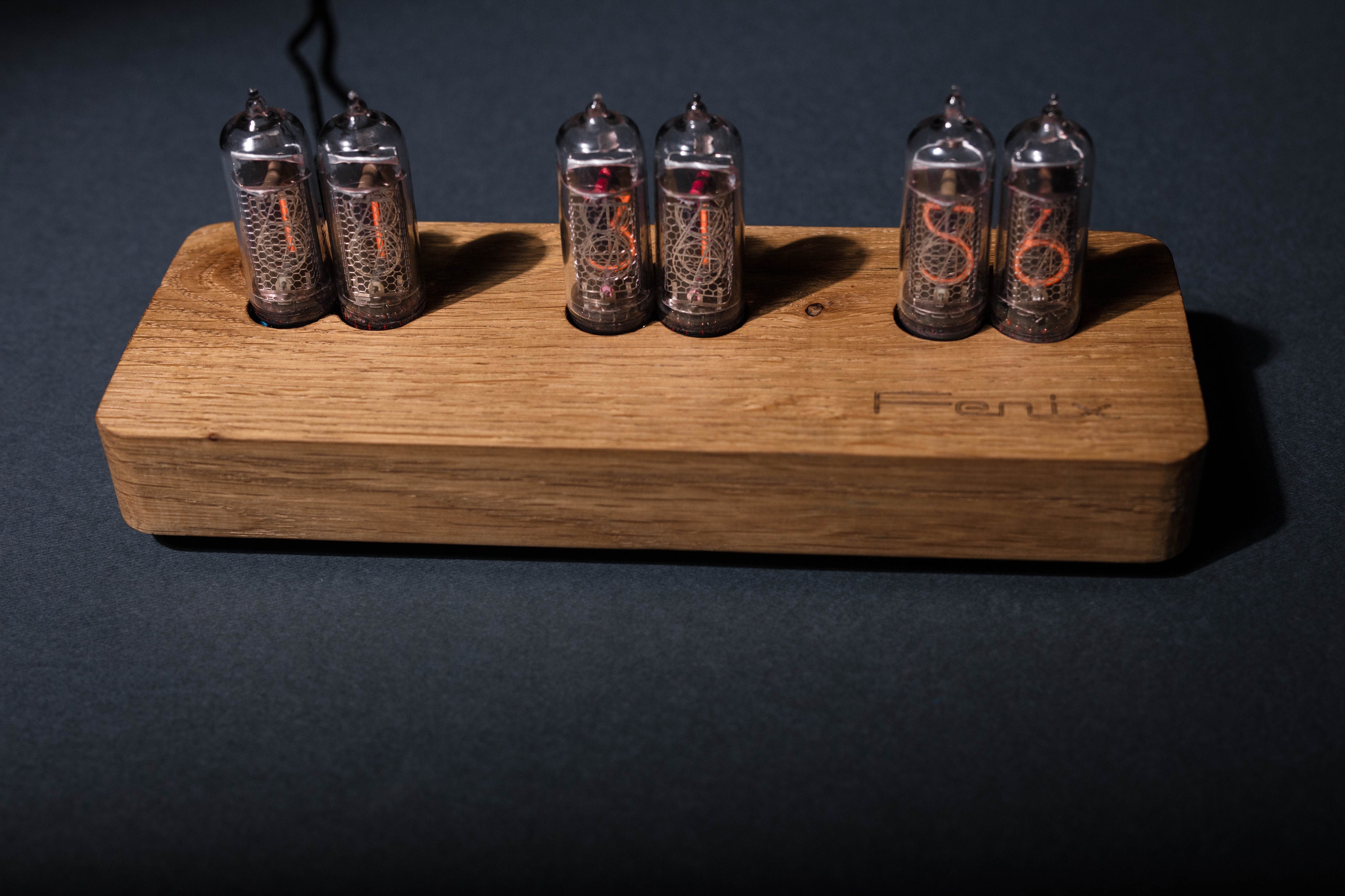 Clock on Vacuum Tubes Indicators IN-14 Tubes Clock With 6 | Etsy