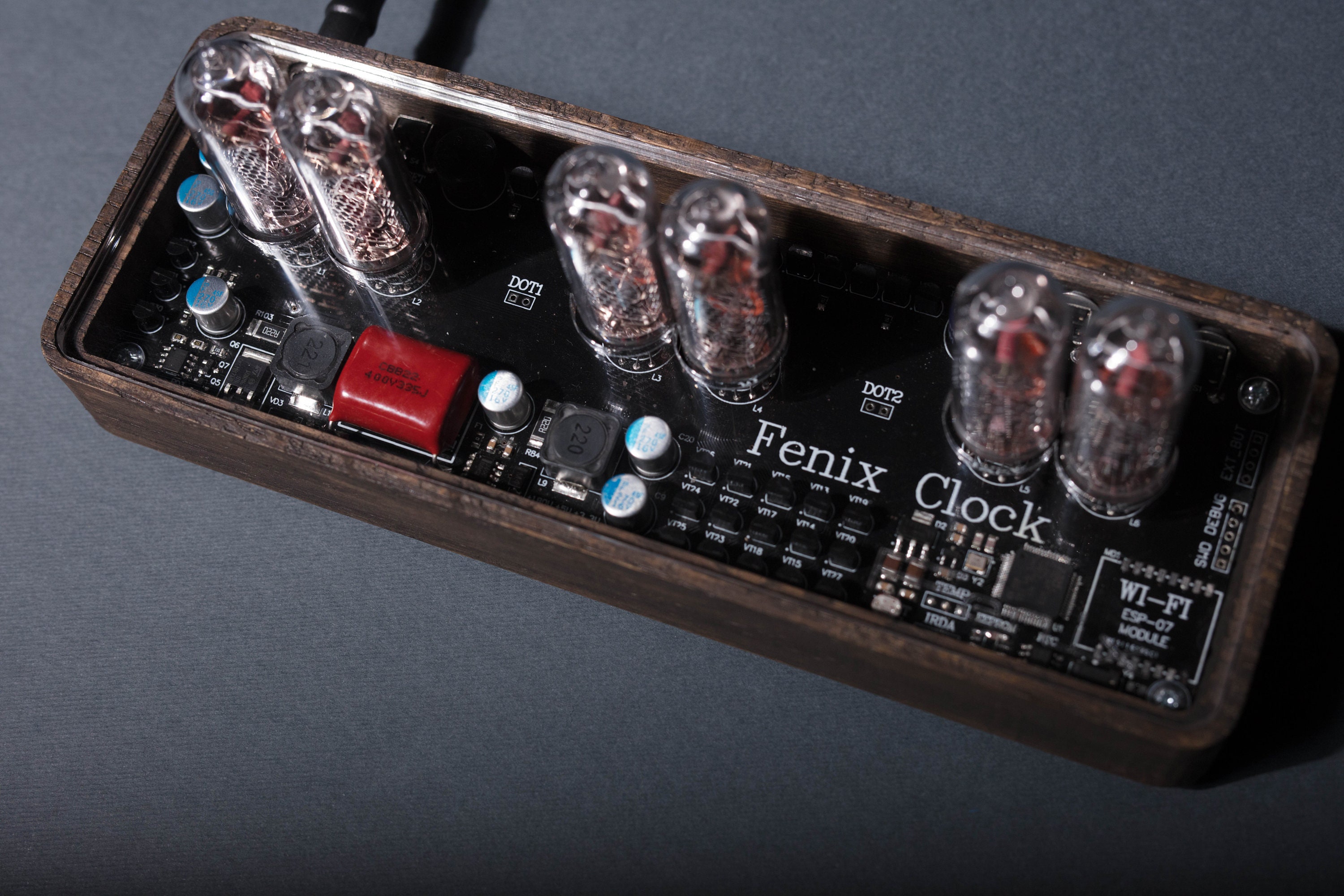 Clock on Vacuum Tubes Indicators IN-14 Tubes Clock With 6 - Etsy