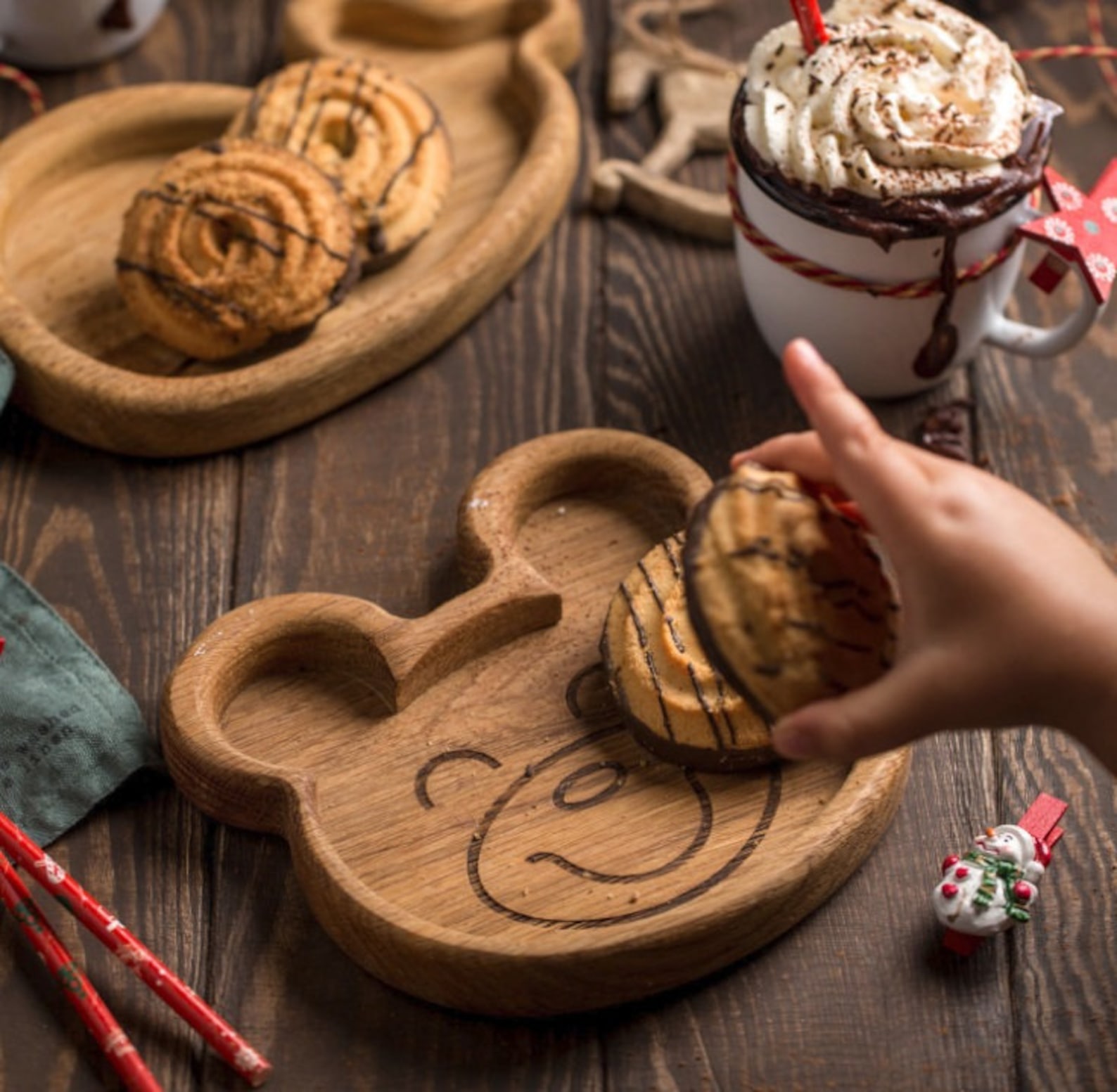 4 Wooden Plate, Kids Plate, Plate for Kids, Baby Gift, Eco Toy, Kids ...