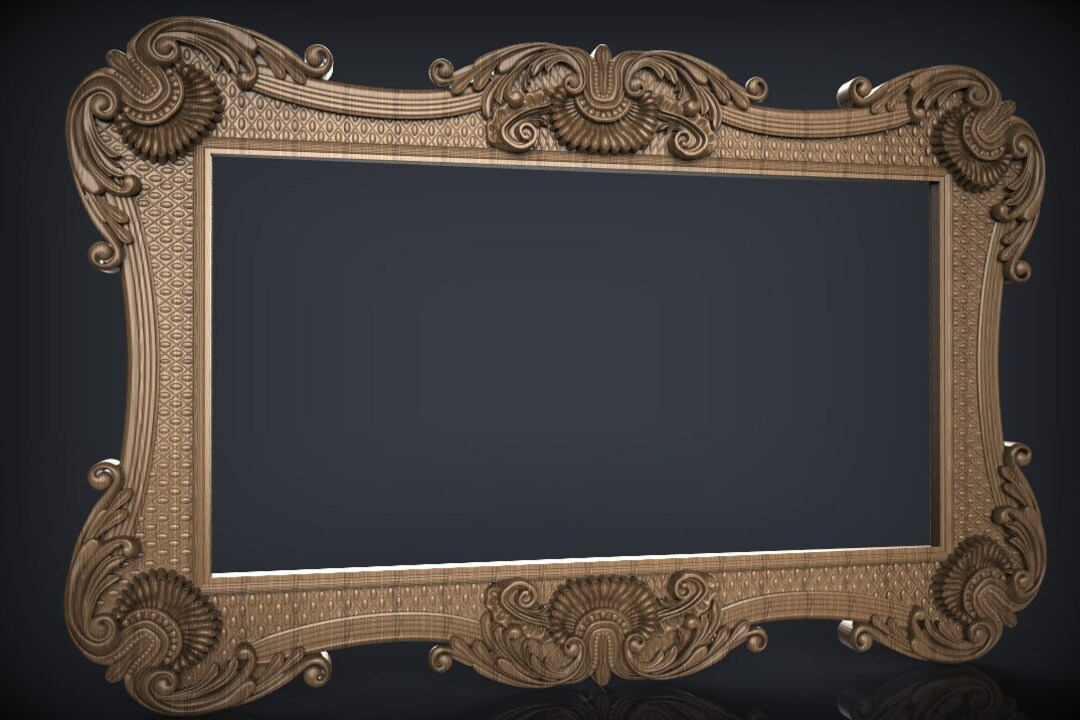 Masterpiece Haven: Large Wooden Frame (48x60 Inches) With Elegant ...