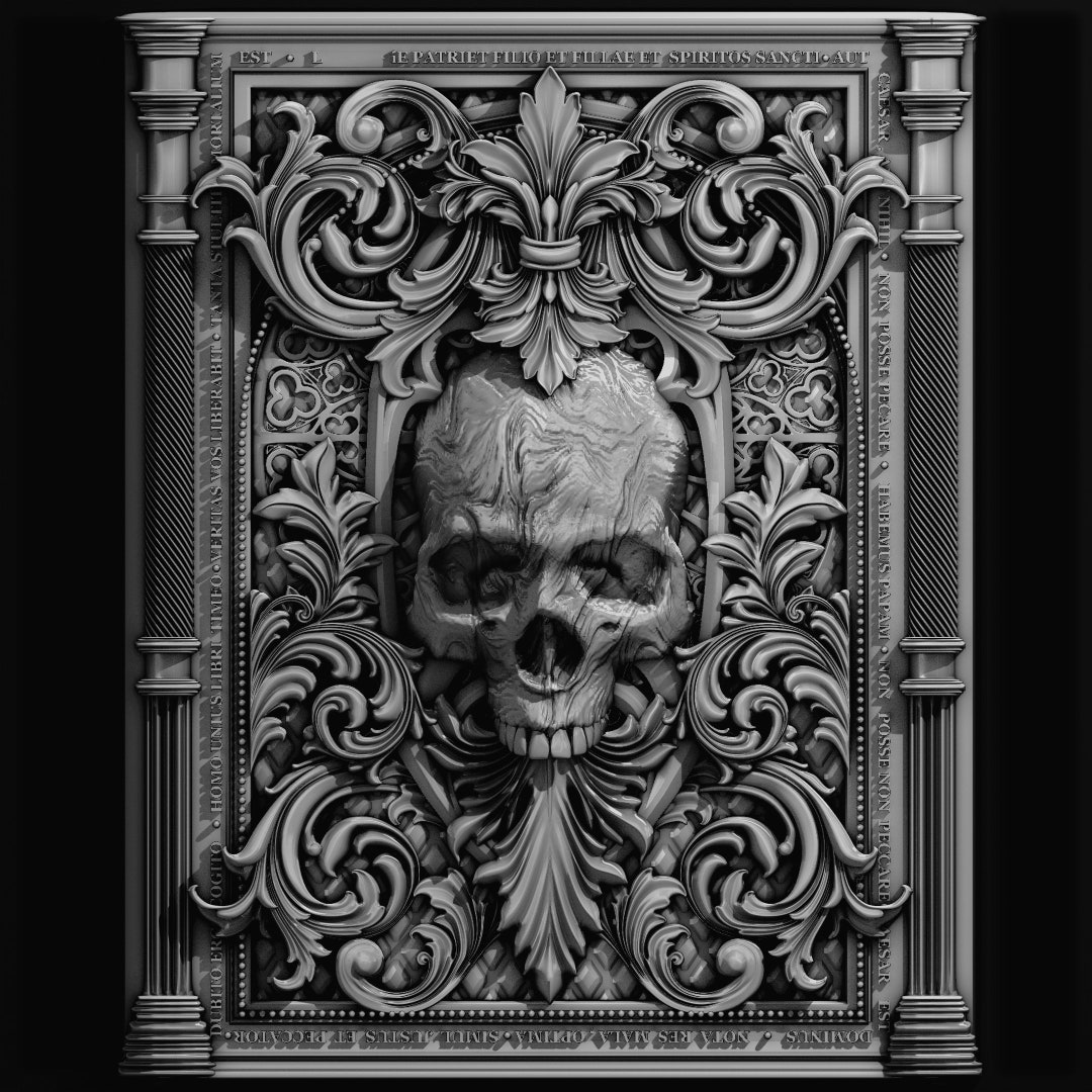 Introducing Our Captivating Wooden Skull Art: a Unique Masterpiece That ...