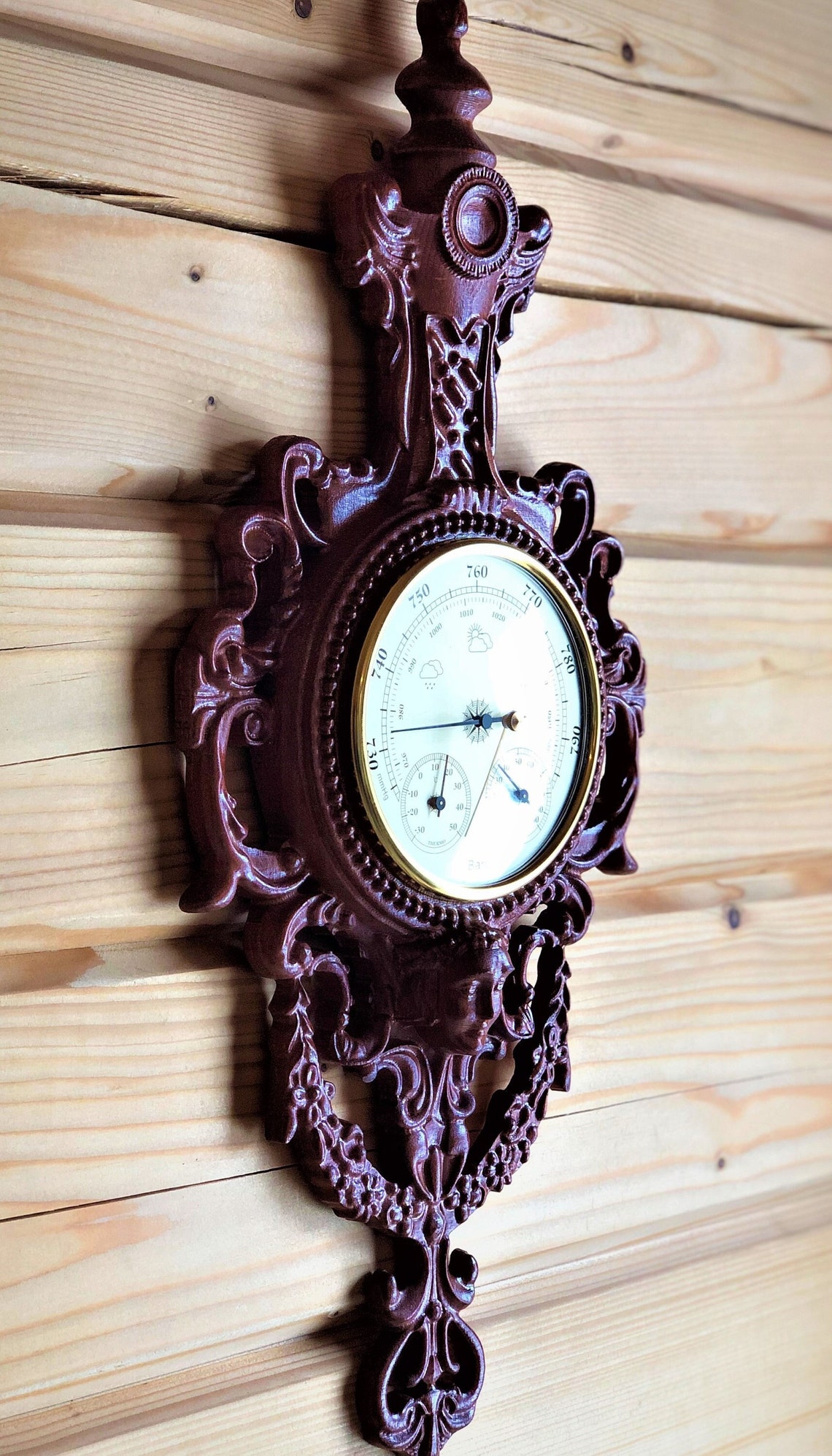 Vintage Weather Instrument Barometer Accurate and Stylish - Etsy