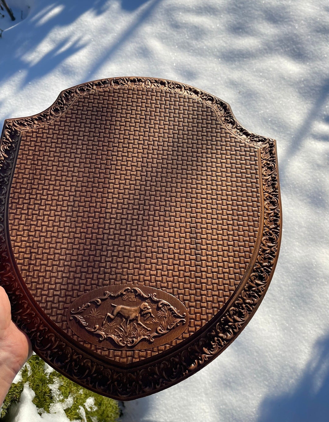 Hunter's Pride Trophy Medallion - Unique Wall Decor for Lodge or Gift ...