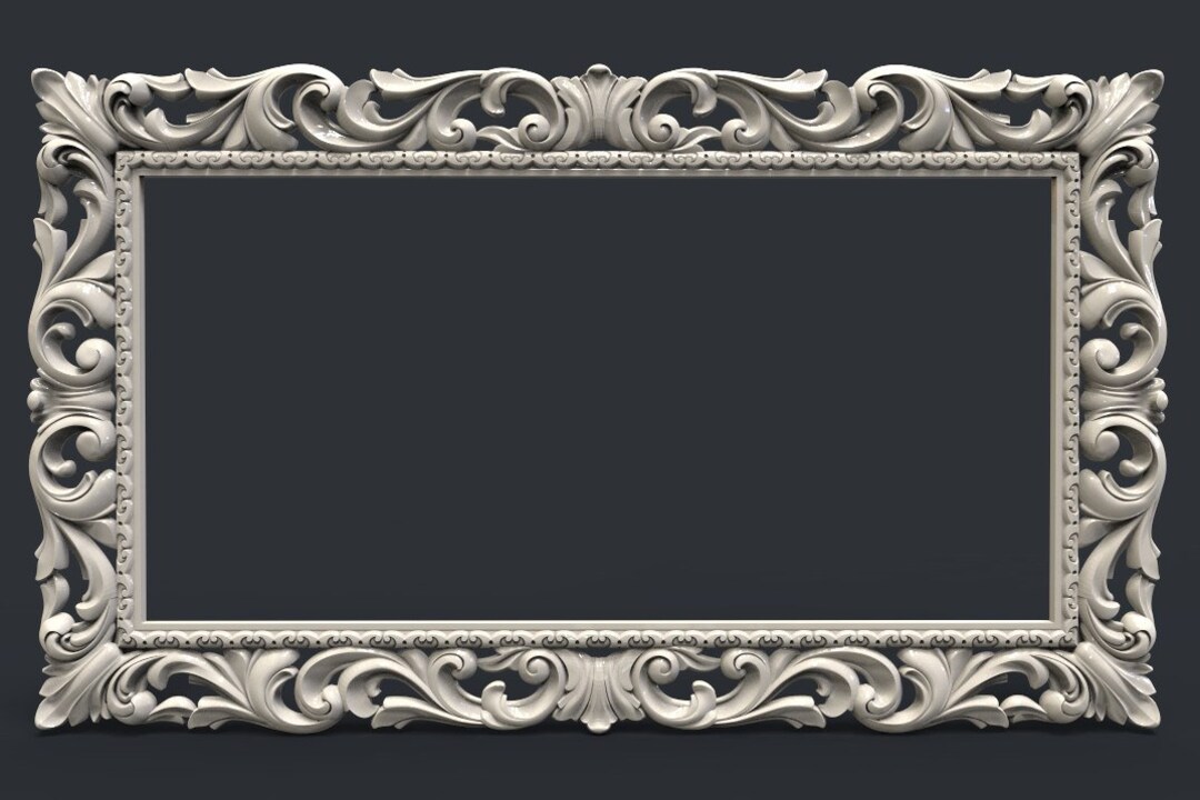 Wooden Frame Frame Unfinished Wood Shape Wood Wall - Etsy