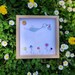Stork Picture Frame, Personalized Pebble Art, Pebble Art Stork, New ...