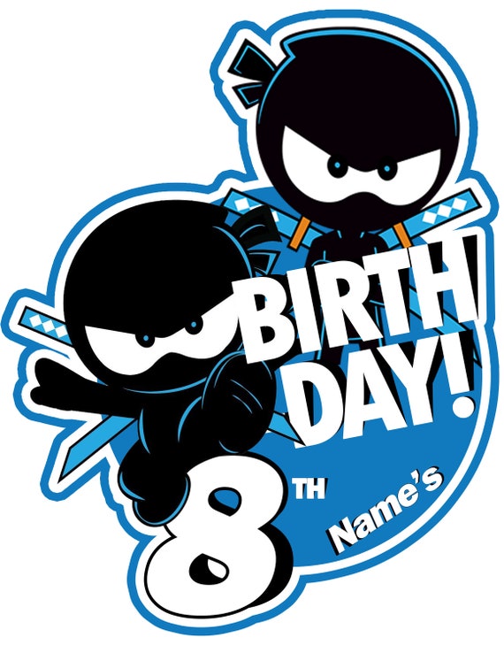 Customizable Ninja Kidz Design for Invitations T-shirts Mugs - Etsy