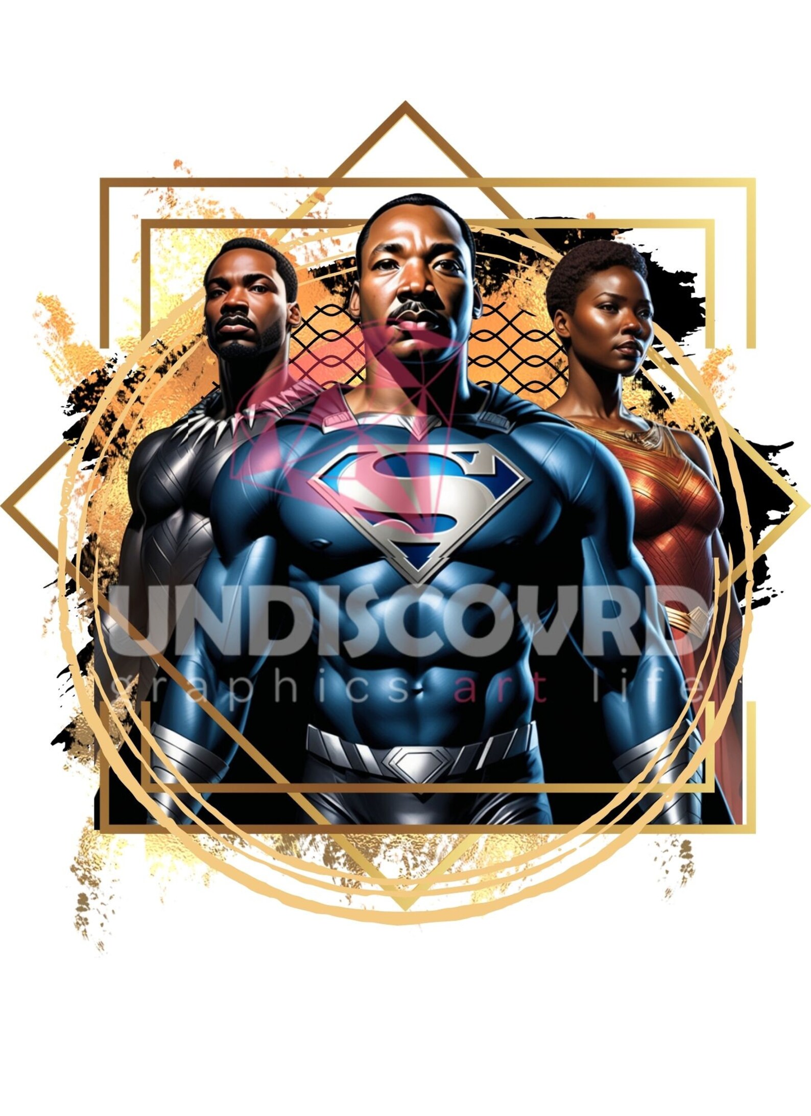 MLK, Malcom X, Super Hero PNG Sublimation Design (digital Download) - Etsy