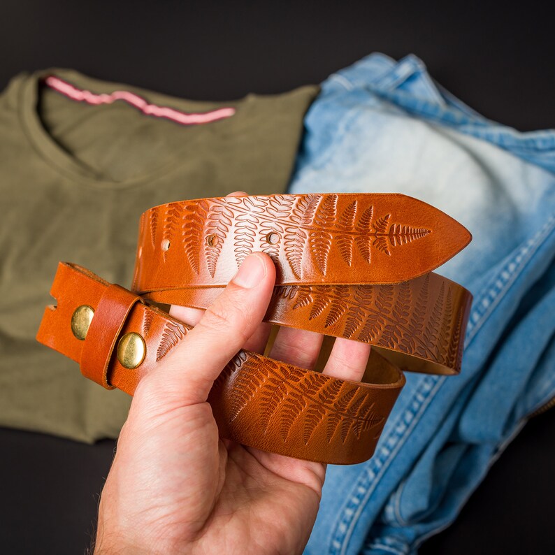 Leather Belt Strap Womens Leather Belt Belt Without Buckle | Etsy