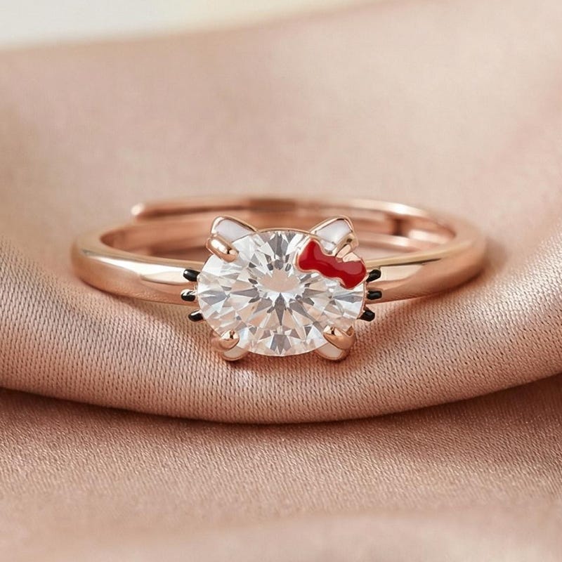 Hello Kittys Ring - Etsy