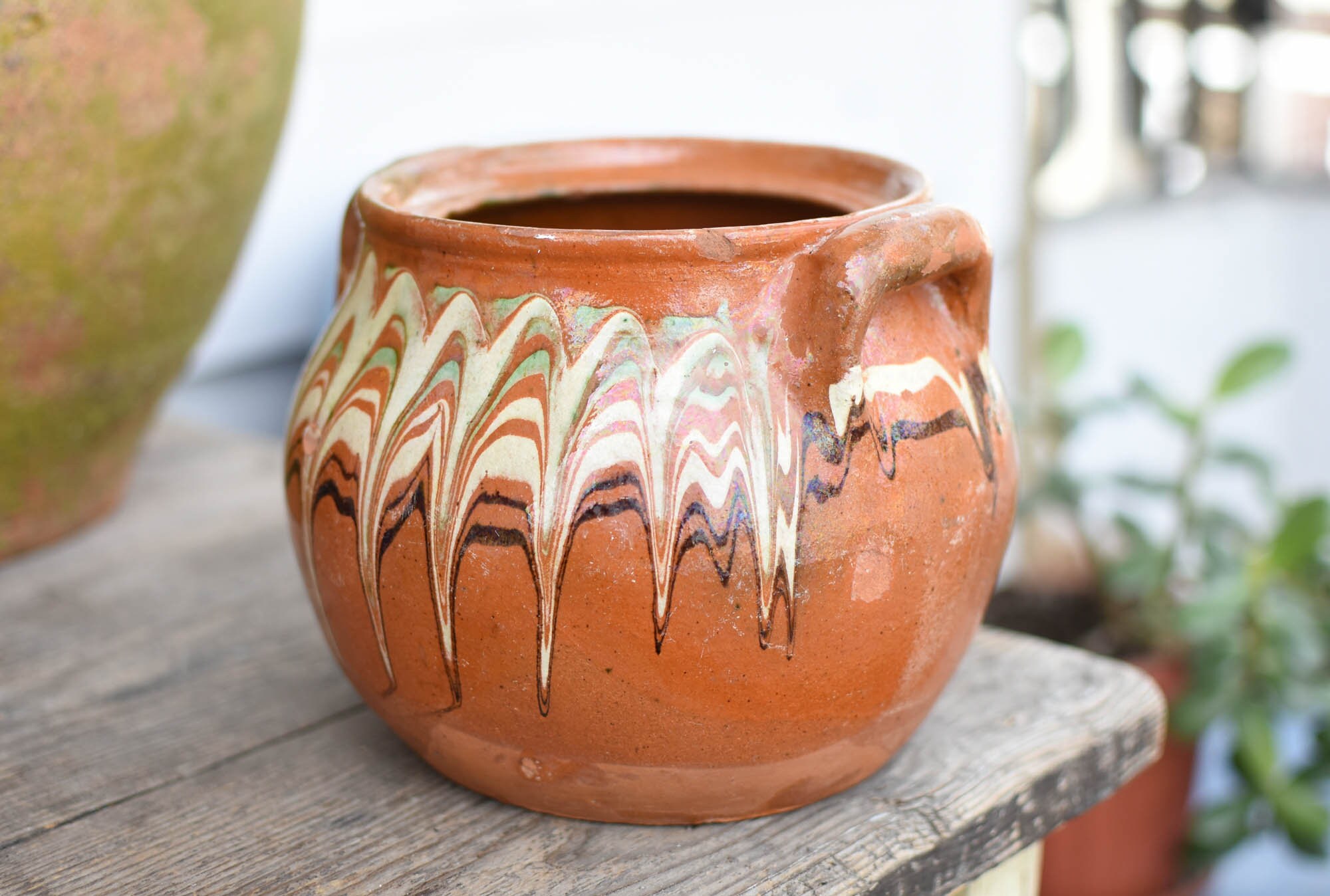Rare Vintage Large Clay Pot/large Elegant pot/Primitive Clay | Etsy