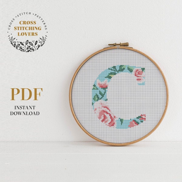 Letter Cross Stitch - Etsy