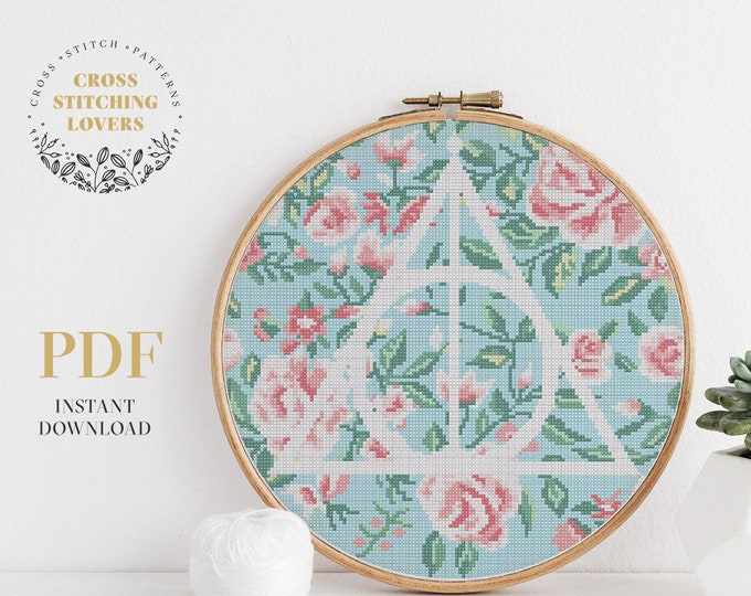 Magic Symbol Cross Stitch Pattern, Always Counted Cross Stitch, HP ...