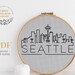 Seattle Skyline City Cross Stitch Pattern Simple and Easy - Etsy
