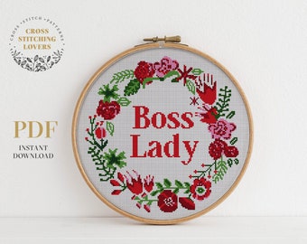 Boss Embroidery Design - Etsy