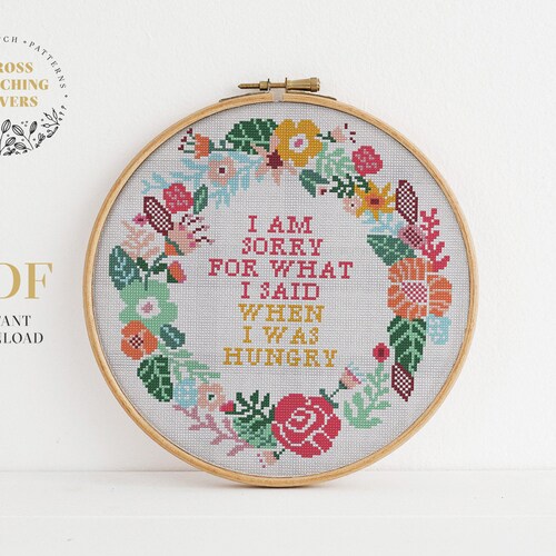 Subversive Cross Stitch Pattern PDF Quote Embroidery Design - Etsy