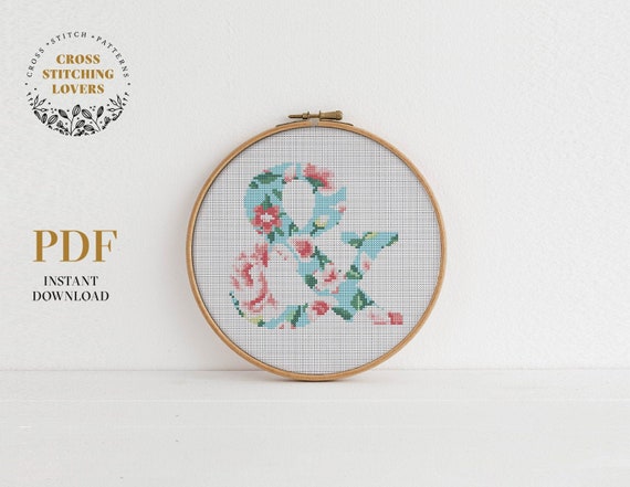 Monogram Cross Stitch Pattern Alphabet Cross Stitch & Symbol | Etsy