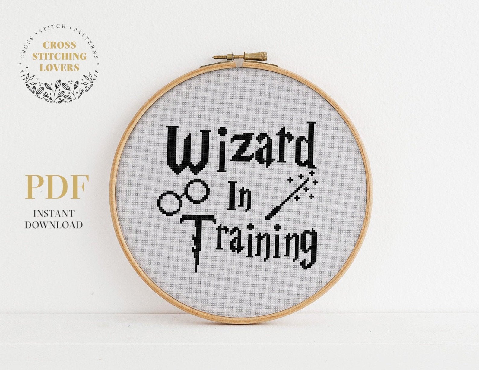 Wizard in Training Cross Stitch Pattern Magic Harry | Etsy