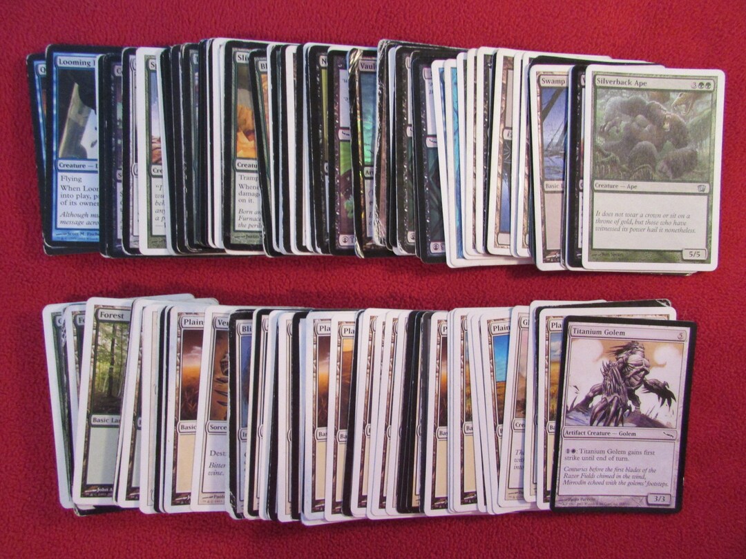 146 Assorted Magic Trading Cards - Etsy