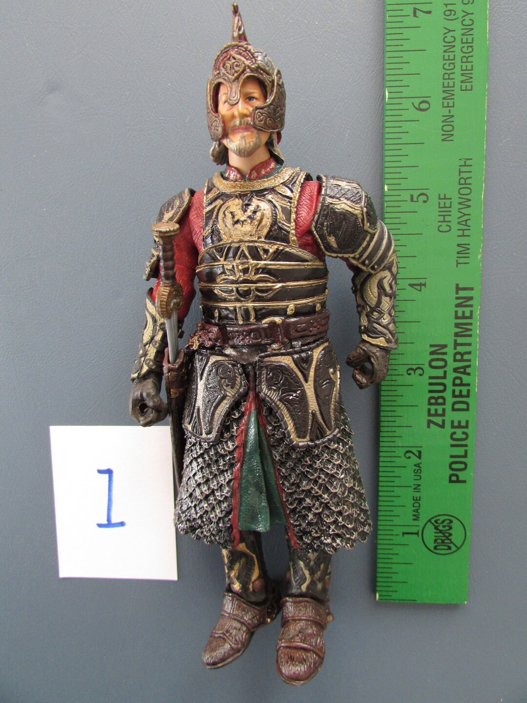 Lord of the Rings King Theoden Action Figure Biz Toy - Etsy