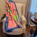 Patchwork Fleece Quilted Throw (48x70 Inches), Tie Dye Design - Etsy