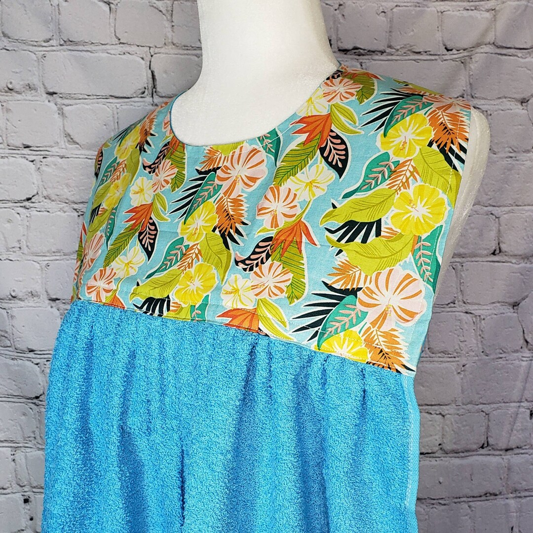 Terry Smock Smock Apron Adult Bib Terry Bib Senior Bib - Etsy