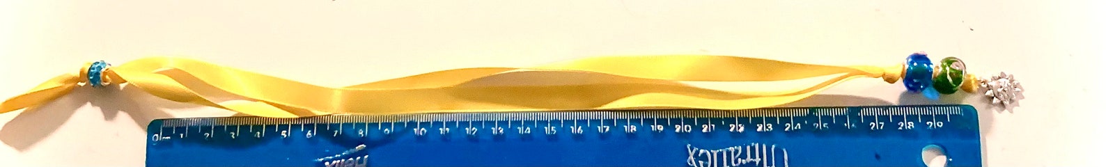 Fancy Beaded Ribbon Bookmarks, With Charm (set of 2) *customized* - Etsy