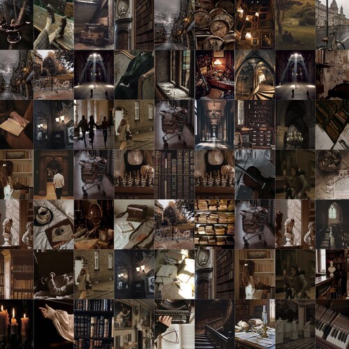 70 PCS Green Dark Academia Wall Collage Kit forestcore - Etsy