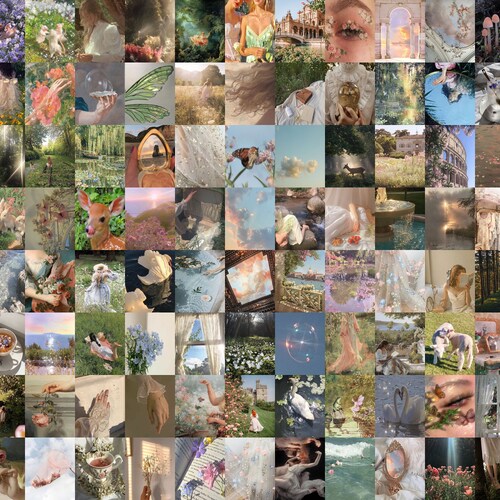Cottagecore Wall Collage Kit Cottagecore Aesthetic Collage - Etsy